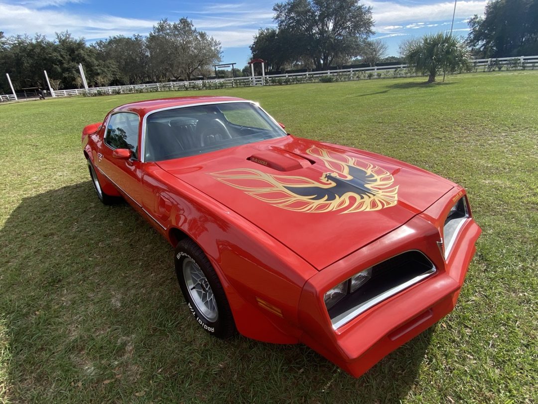 1977 Pontiac Trans Am Buccaneer Red $29500 - Macs Movie Cars