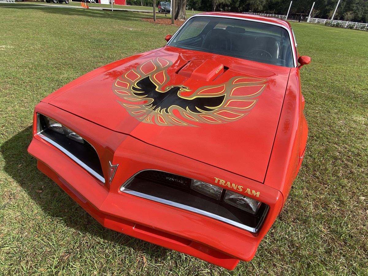 1977 Pontiac Trans Am Buccaneer Red $29500 - Macs Movie Cars