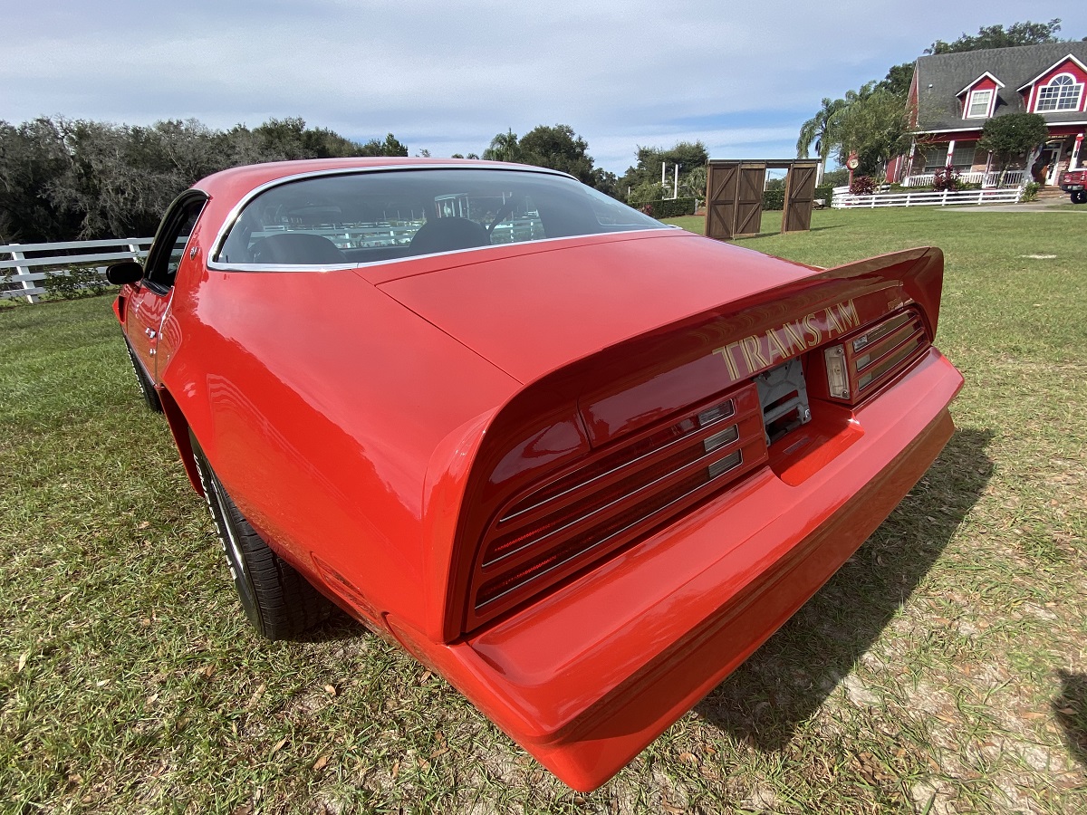 1977 Pontiac Trans Am Buccaneer Red $29500 - Macs Movie Cars