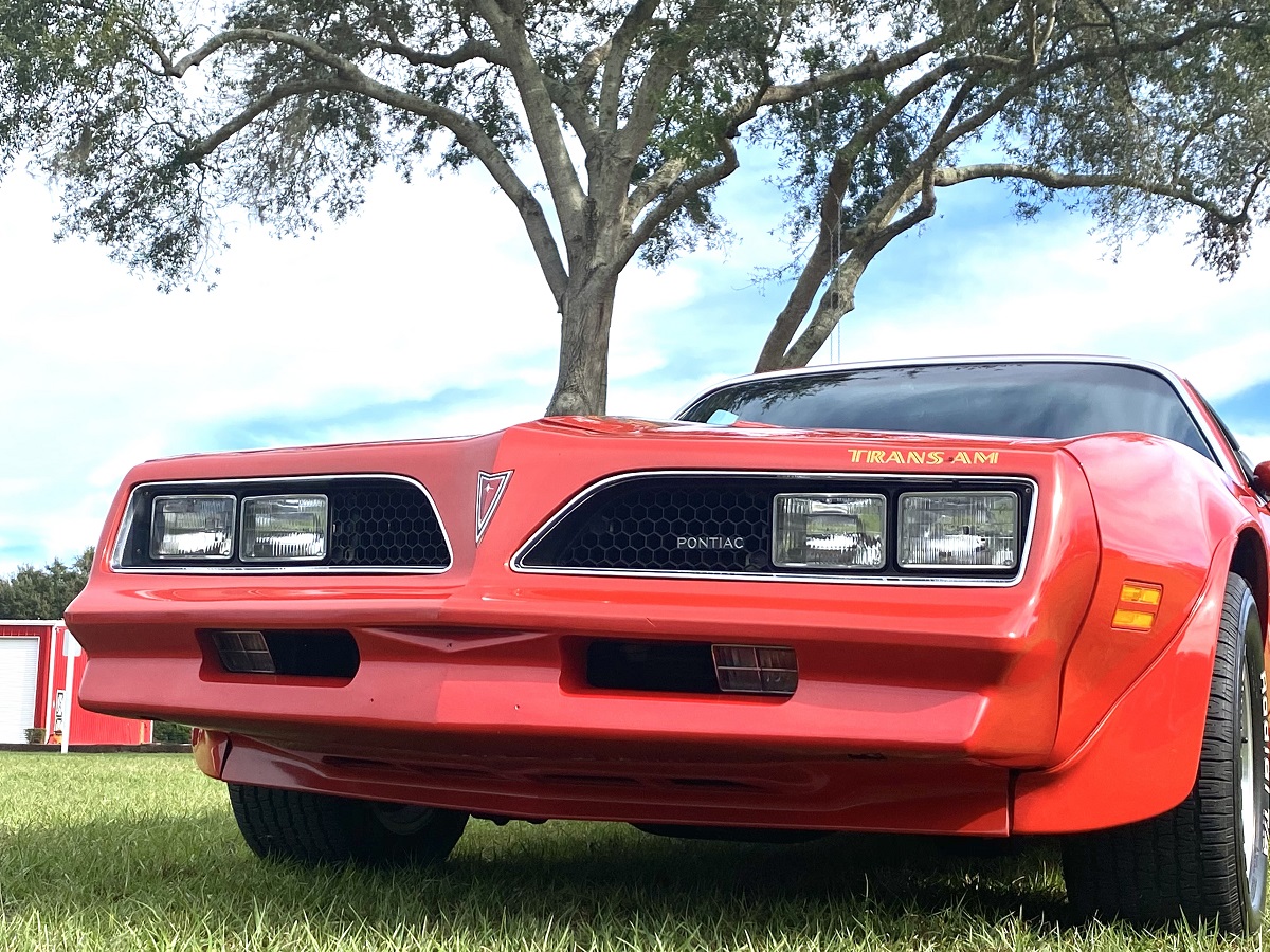 1977 Pontiac Trans Am Buccaneer Red $29500 - Macs Movie Cars