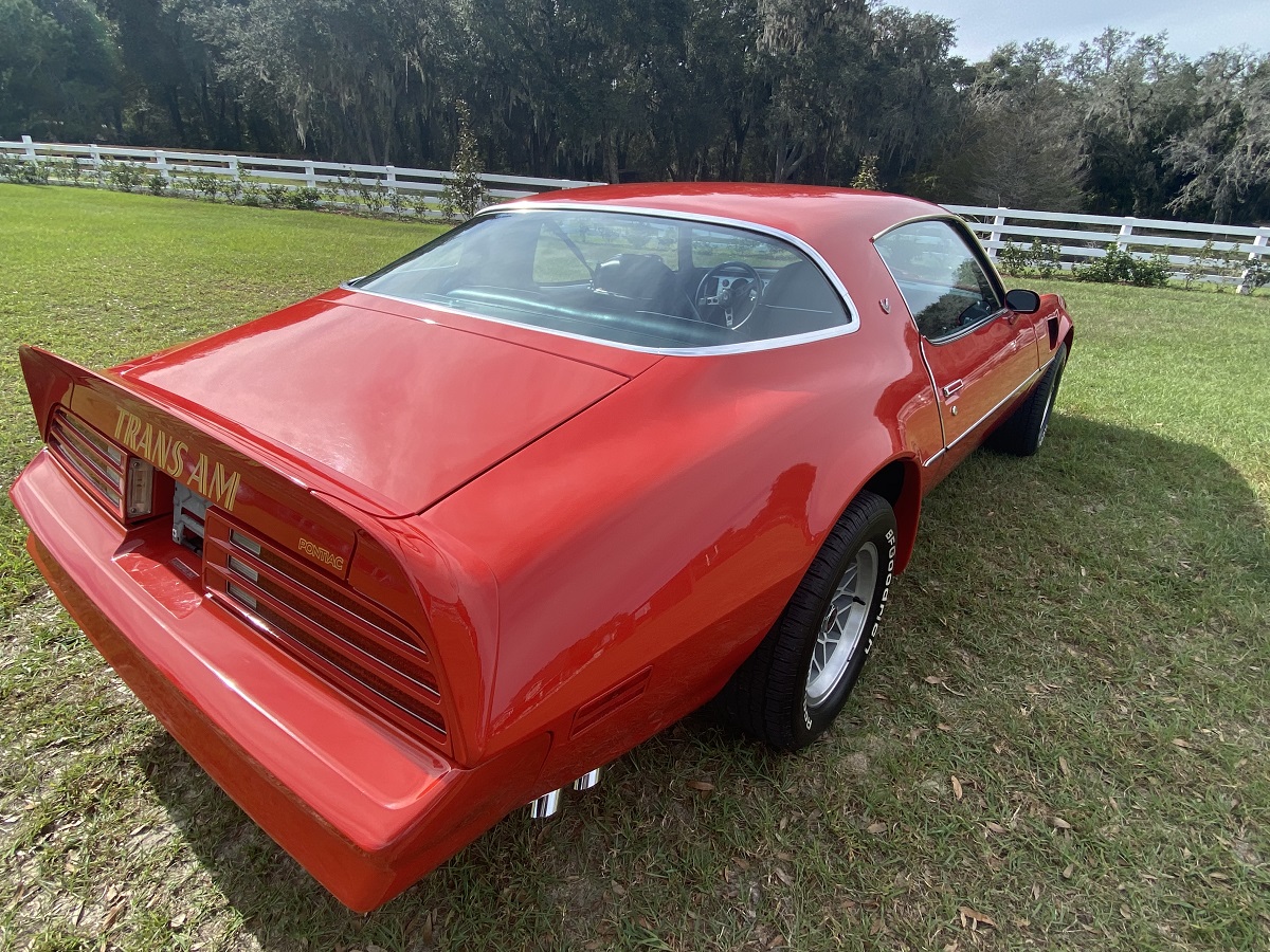 1977 Pontiac Trans Am Buccaneer Red $29500 - Macs Movie Cars